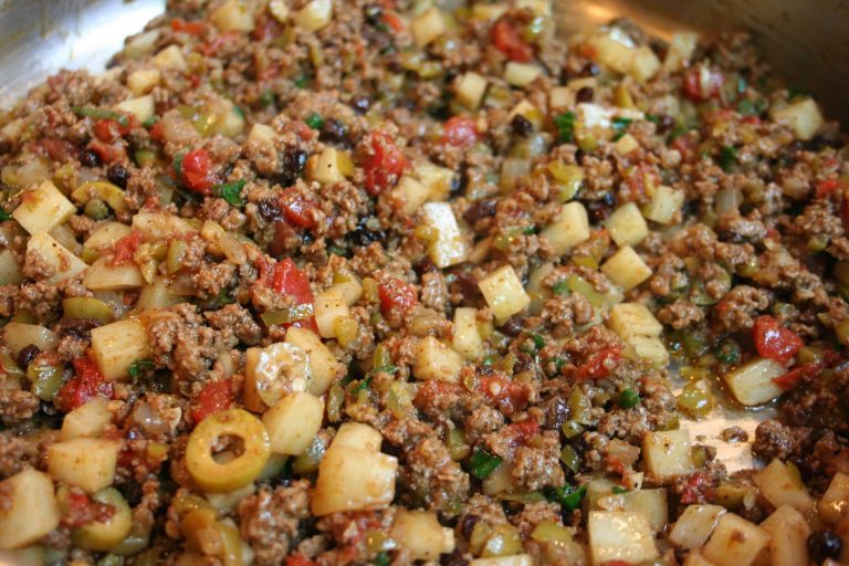 Picadillo de tacos - Recetas de Cocina